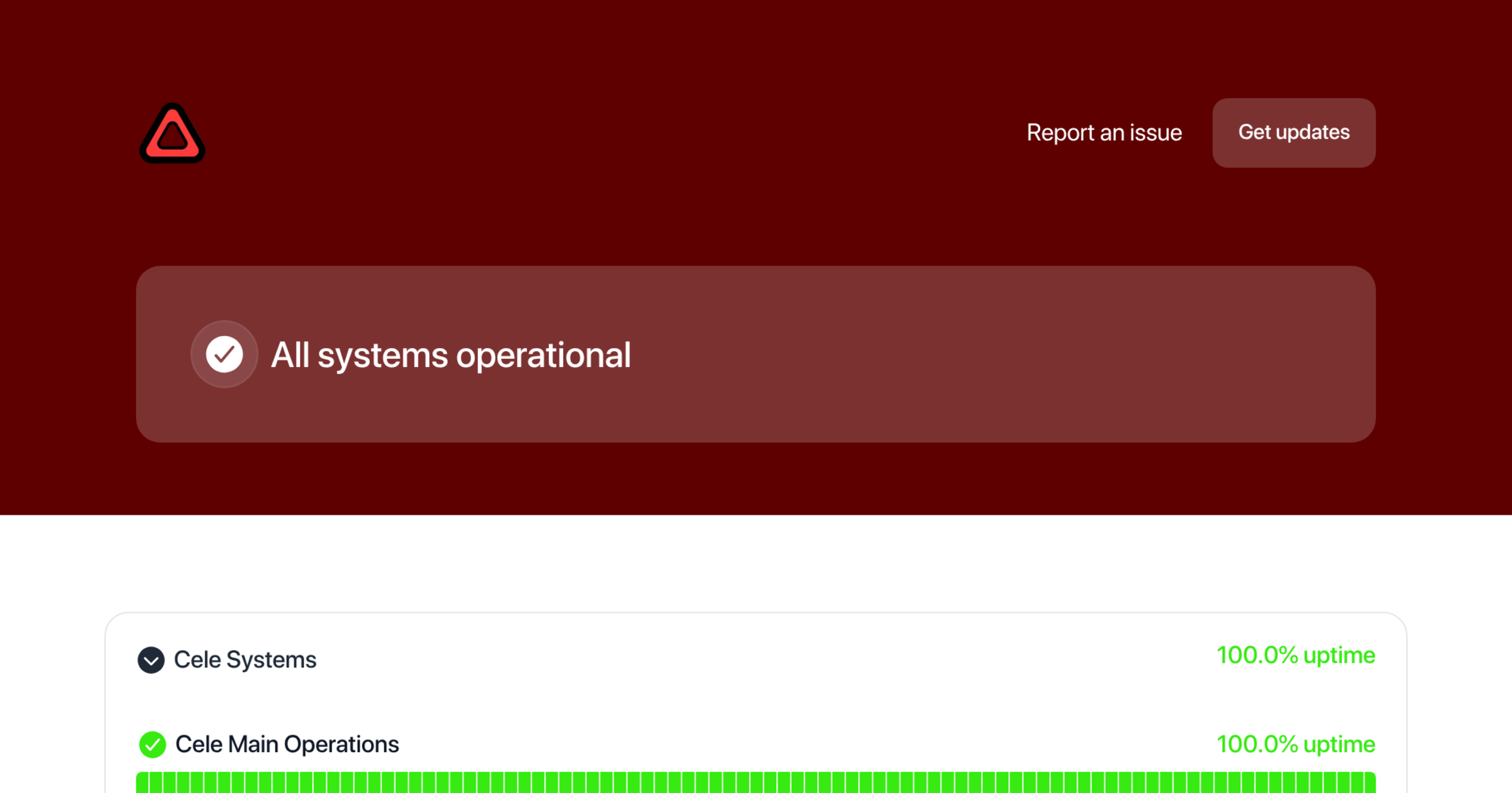 Cele Systems - Status